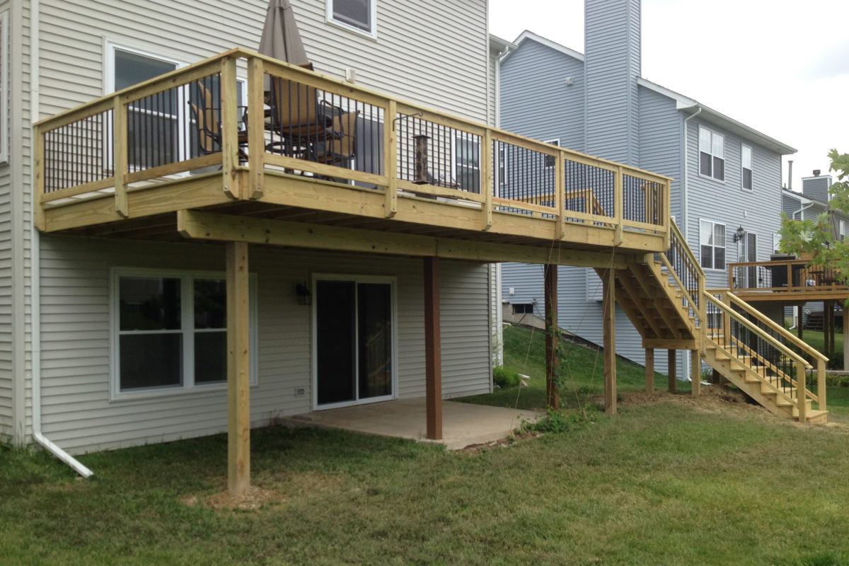 Treated Pine Decks | Ann Arbor Decks by JMJ