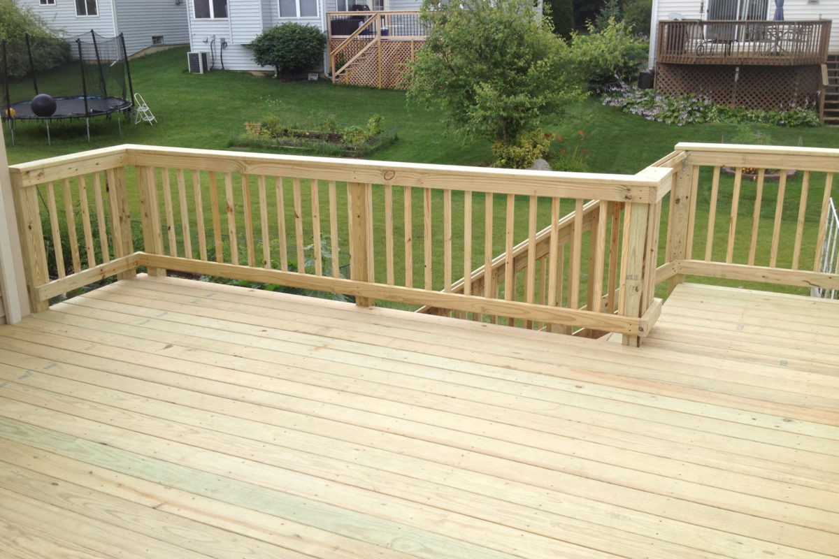 Treated Pine Decks | Ann Arbor Decks by JMJ