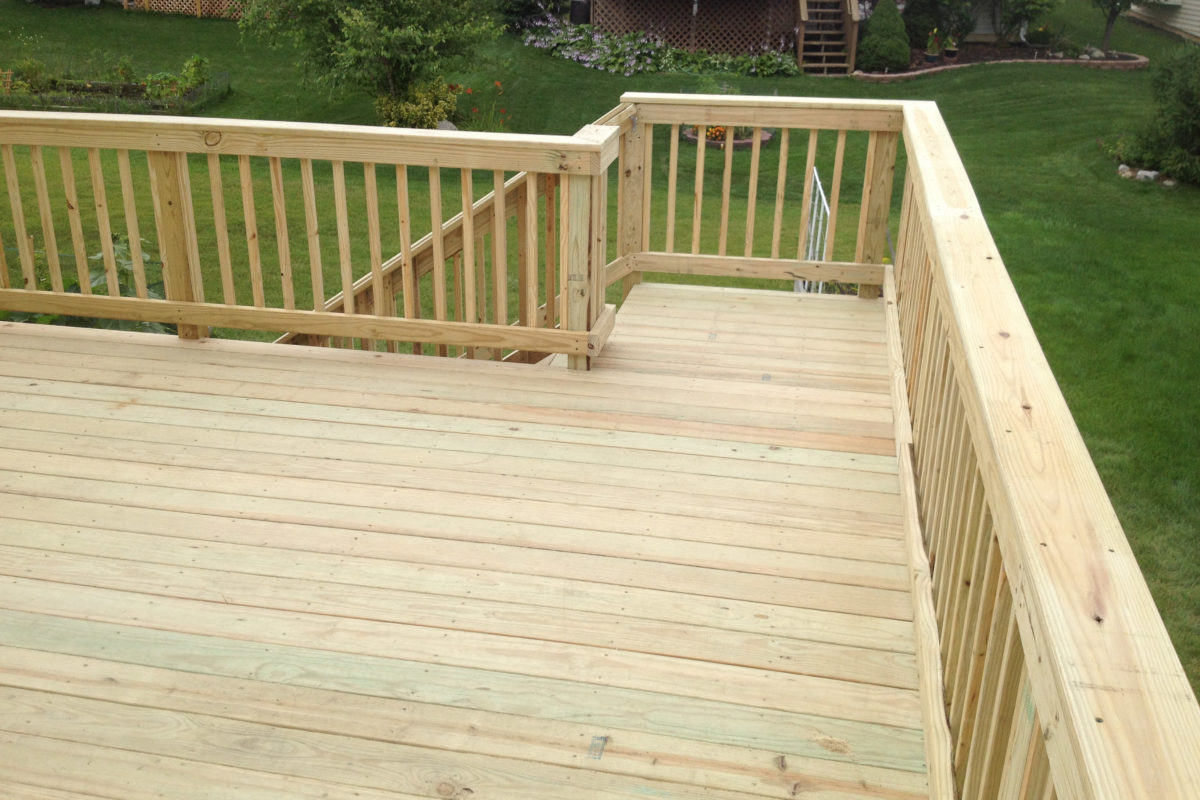 Treated Pine Decks | Ann Arbor Decks by JMJ