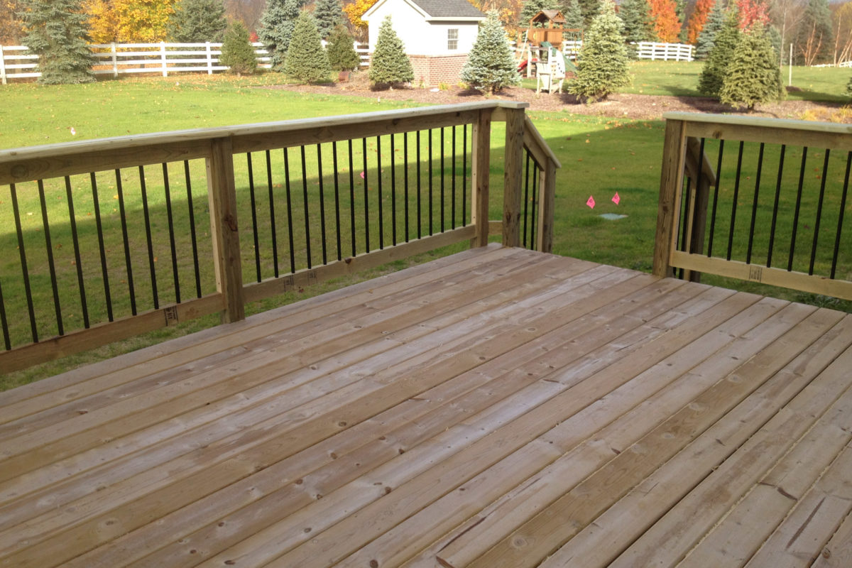 Treated Pine Decks | Ann Arbor Decks by JMJ