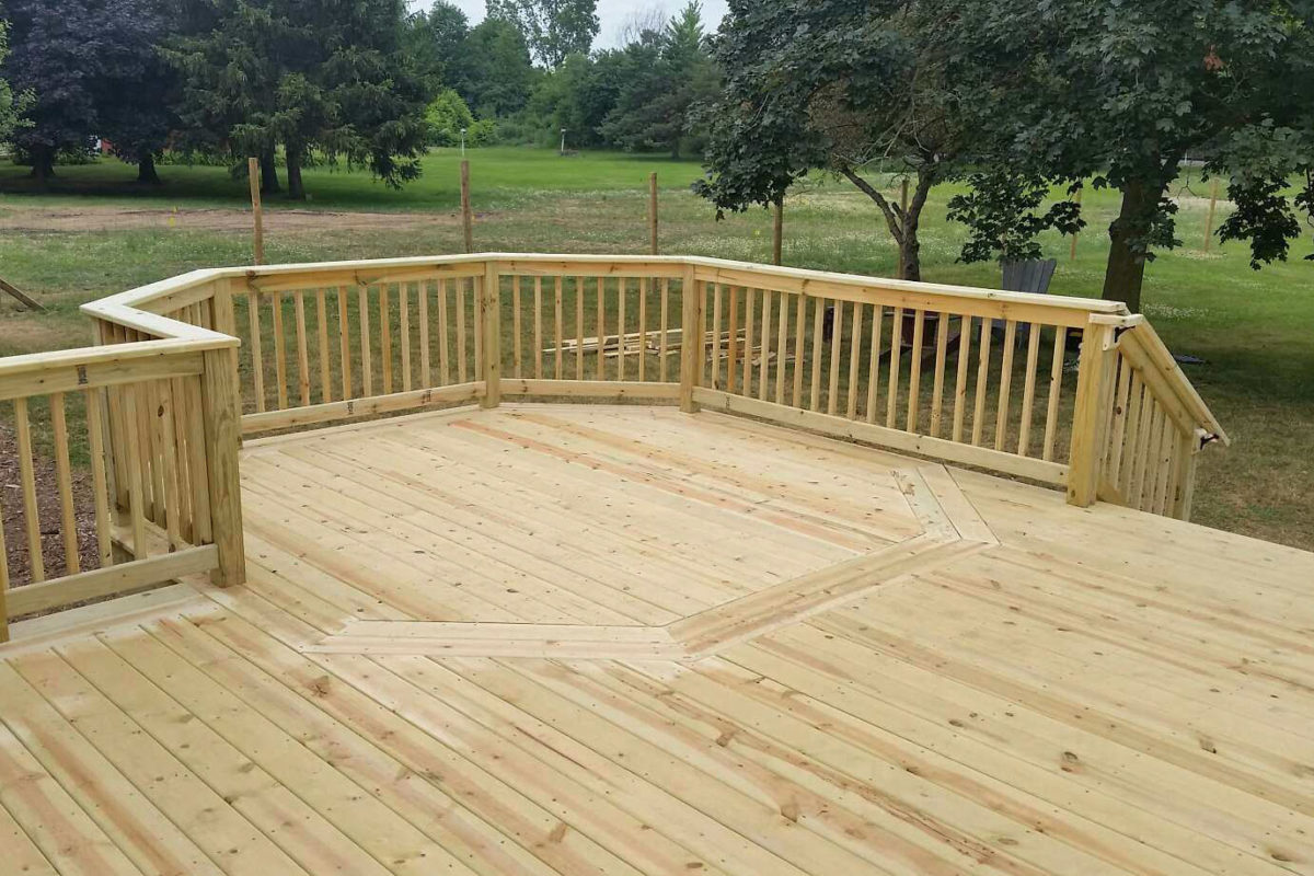 Treated Pine Decks | Ann Arbor Decks by JMJ