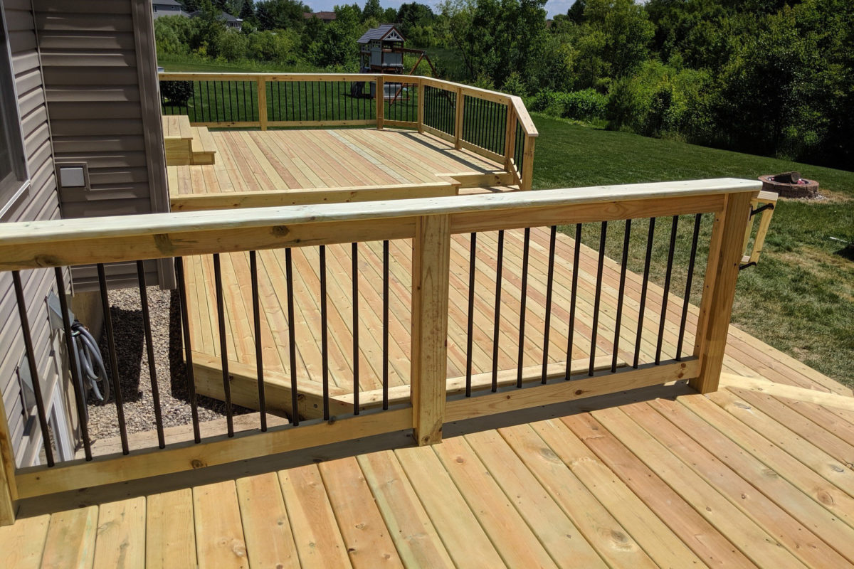 Treated Pine Decks | Ann Arbor Decks by JMJ